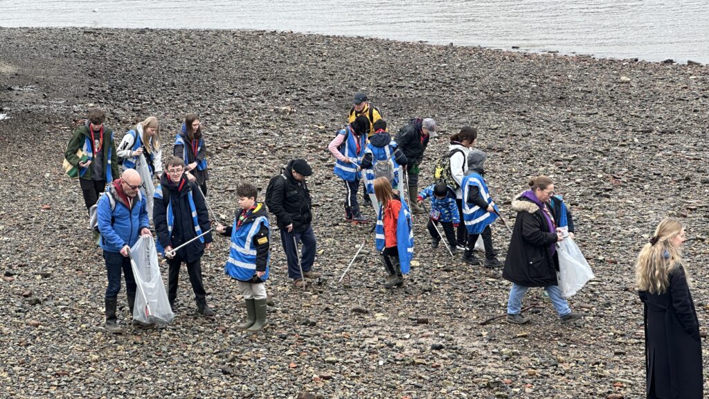 Royal Greenwich Scouts take part in Gabriel's Wharf Beach Clean | Royal ...